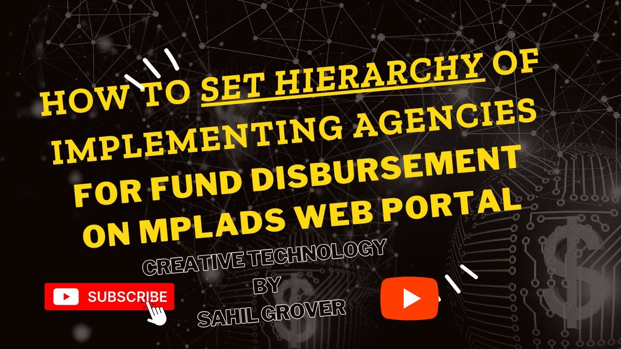 How to Set Hierarchy of Implementing Agencies for Fund Disbursement on ...