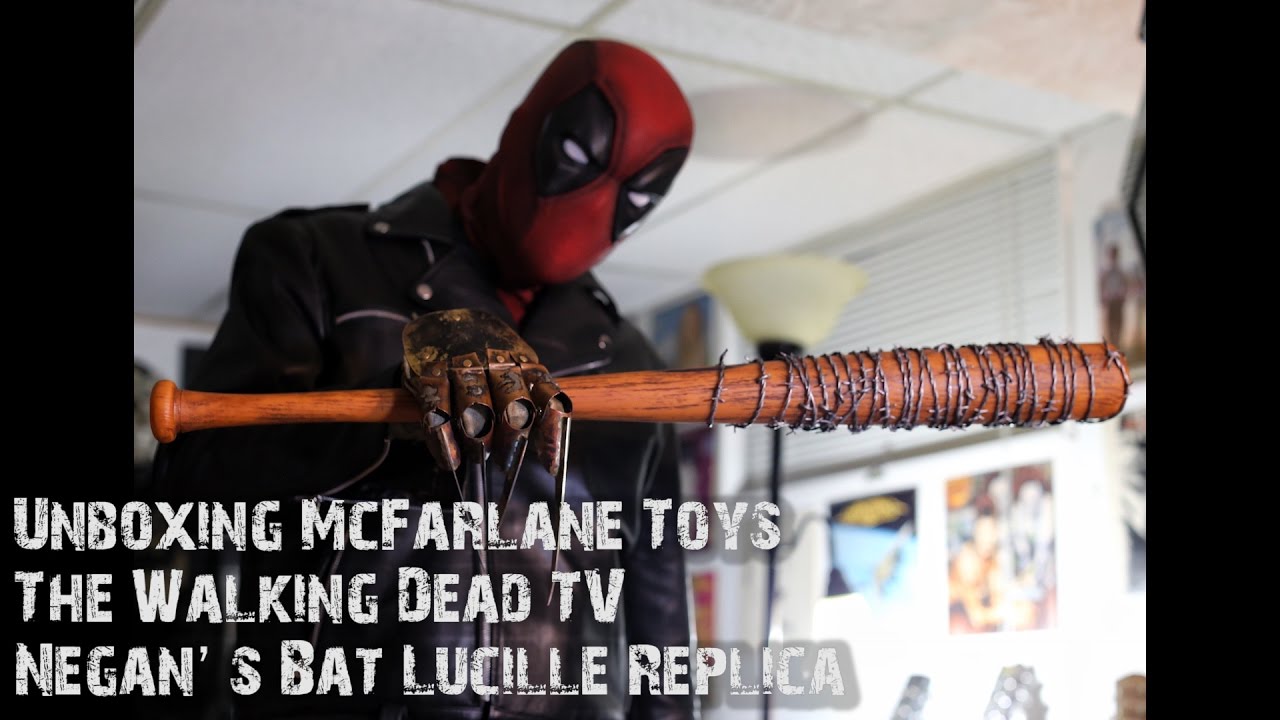 Unboxing McFarlane Toys The Walking Dead TV Negan's Bat "Lucille ...