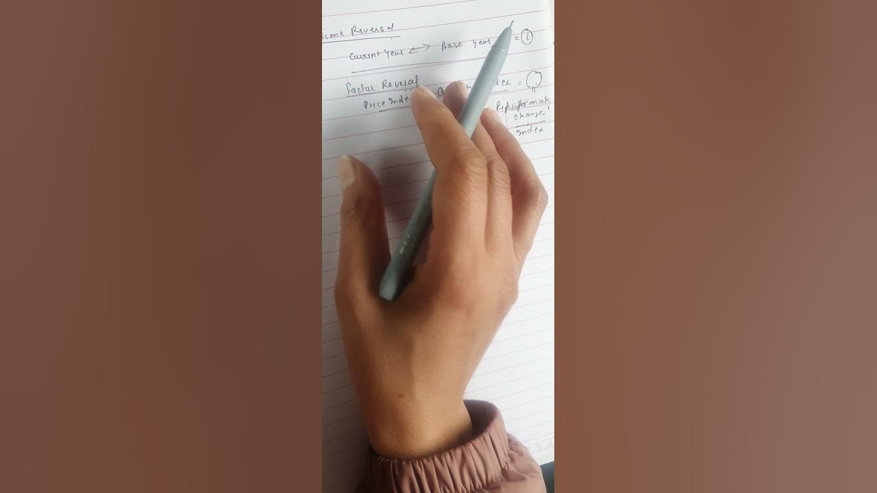 methods of constructing Index Number - YouTube