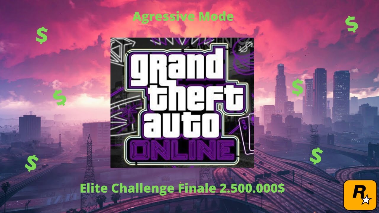 GTA Online Diamond Casino Heist Elite Challenge finish (Agressive Mode ...
