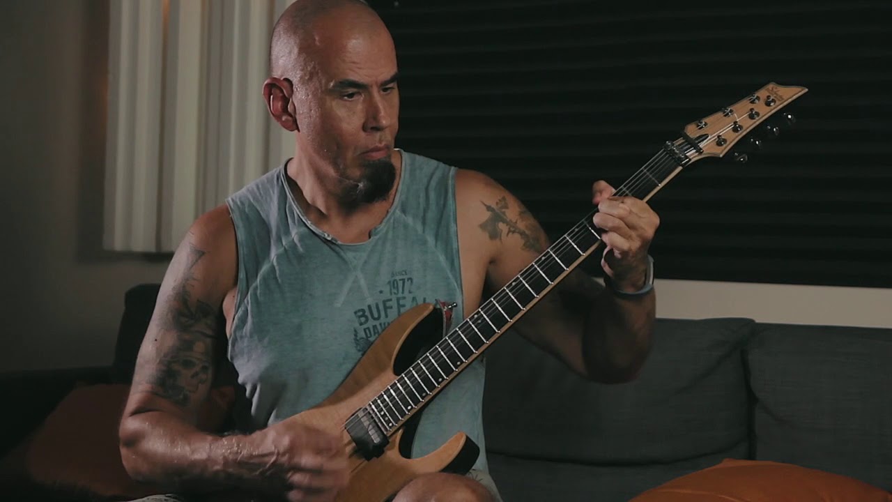 Erik Barath of Indestructible Noise Command laying down guitars for ...