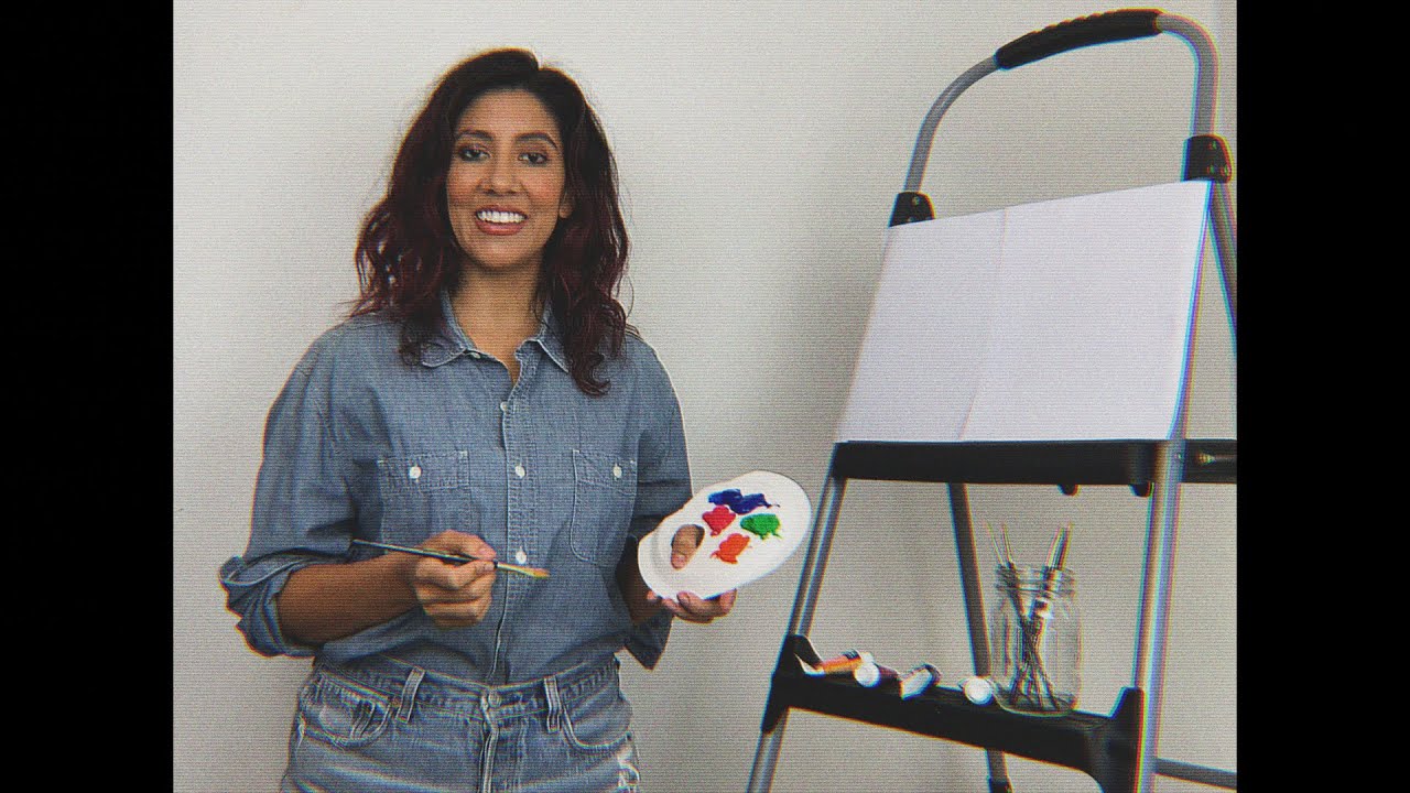 The Joy of Painting from Home with Stephanie Beatriz - YouTube