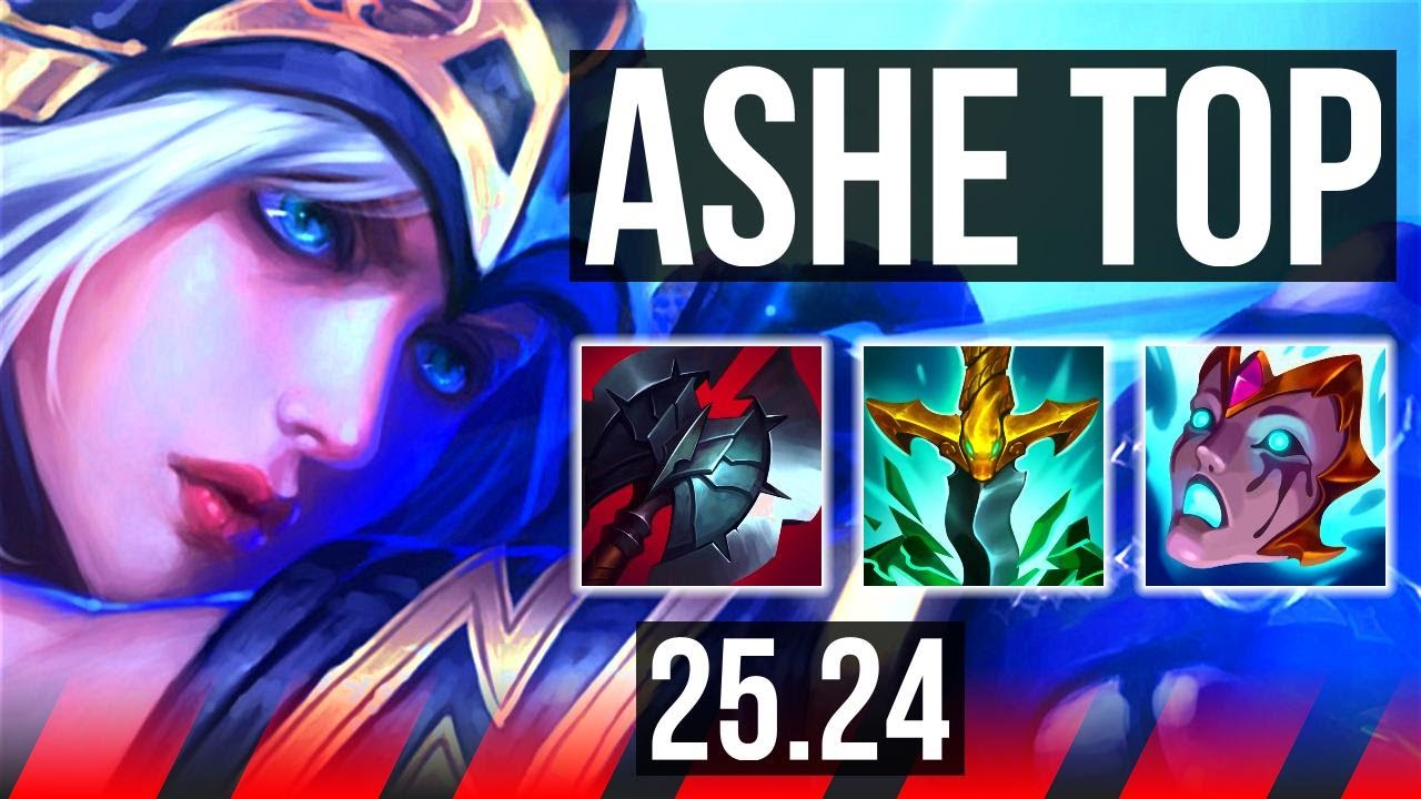 ASHE vs YONE (TOP) | Arcane Comet, 7k gold comeback | EUW Master | 25. ...