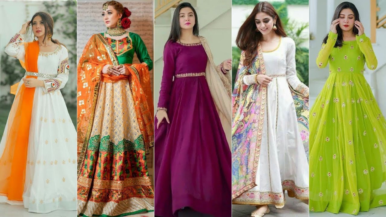 Trendy Long Frocks Designs for Girls || Long Frocks and Gowns 2023 ...