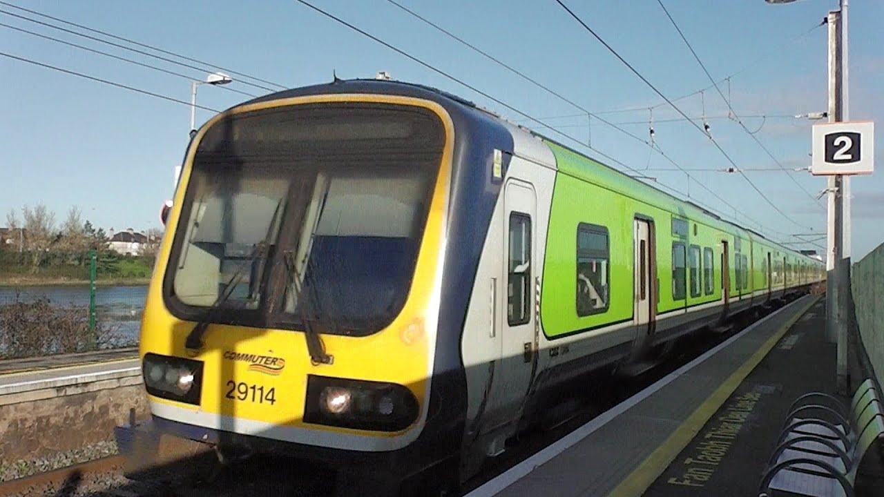 29000 Class DMU Train number 29114 - Booterstown Station, Dublin - YouTube