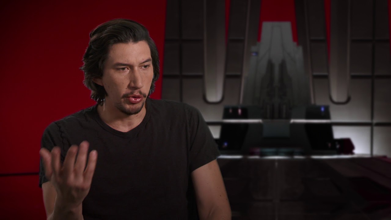 Star Wars: The Last Jedi: Adam Driver "Kylo Ren" Behind the Scenes ...