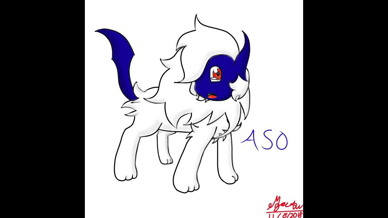 Pokemon Fan Art Evolution: Absol - YouTube