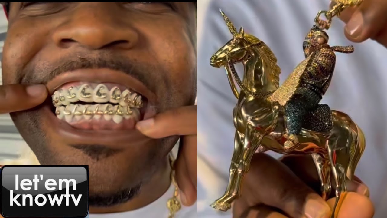 Asap Ferg Shows Off His New Chain & Gold Grill In A Drip Check With ...