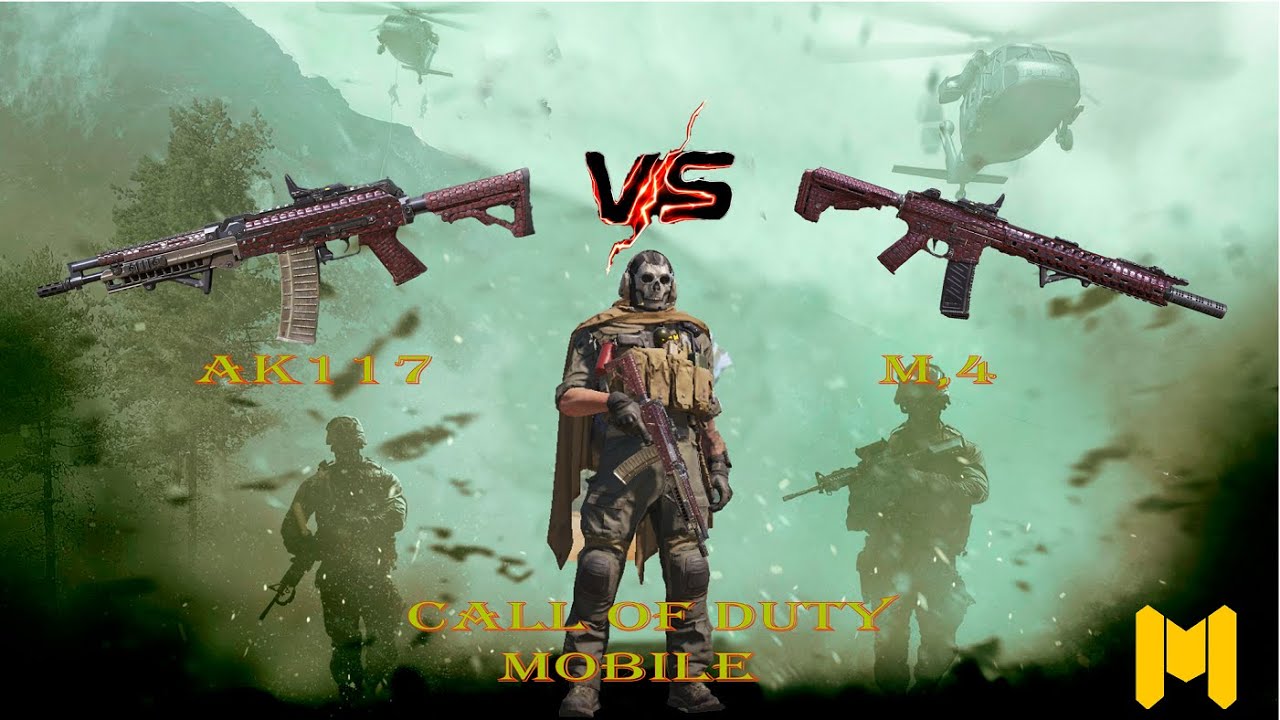 Call Of Duty Mobile M4 v AK117 - YouTube