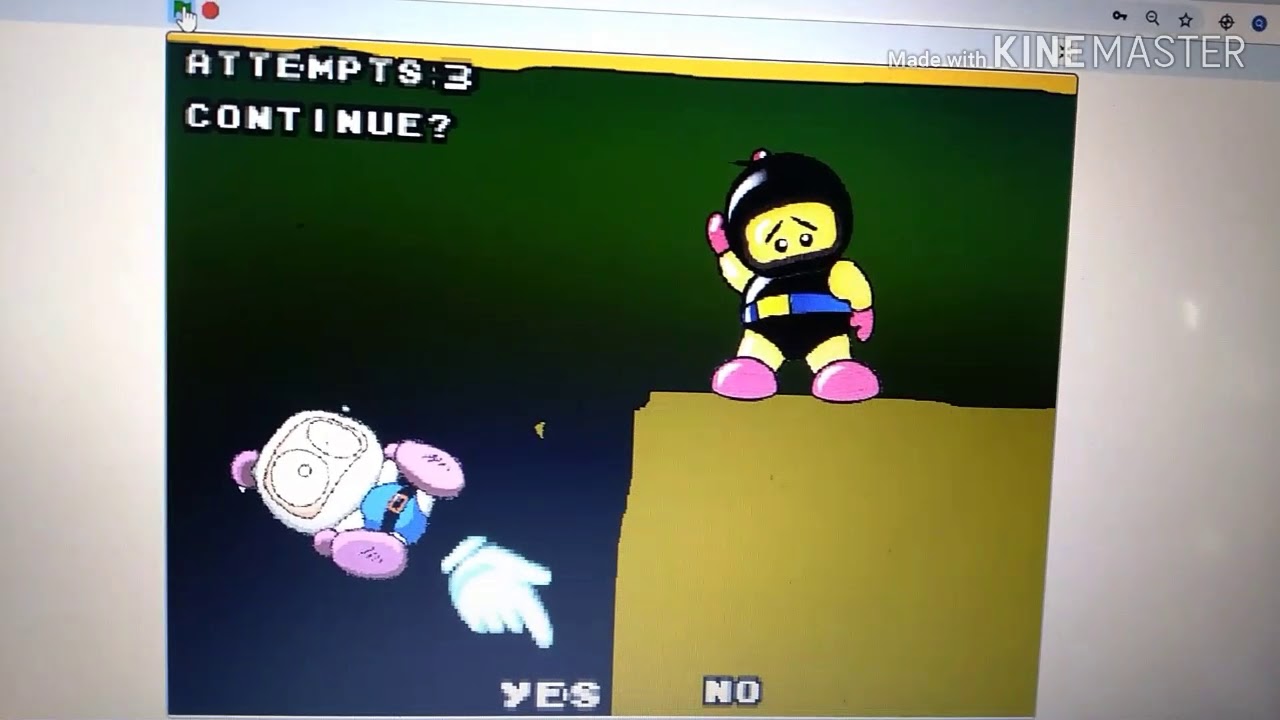 Bomberman 74 (SMD Russian Bootleg) Continue And Game Over - YouTube