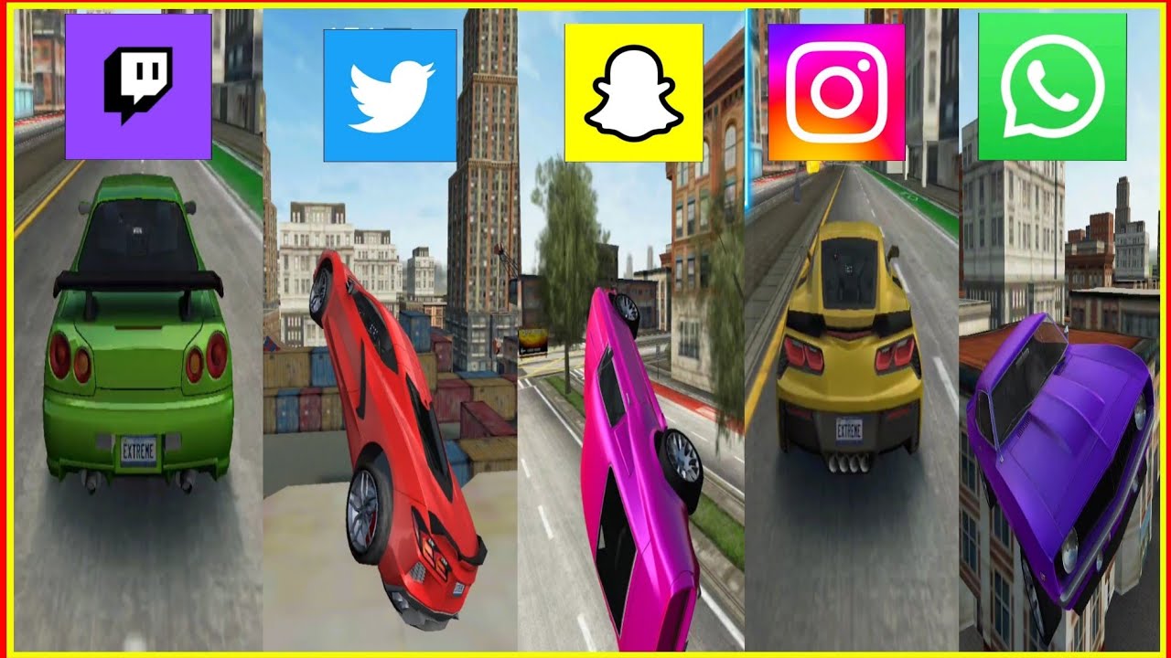 Social Media Extreme Car Driving Simulator Top Speed And Drift With ...