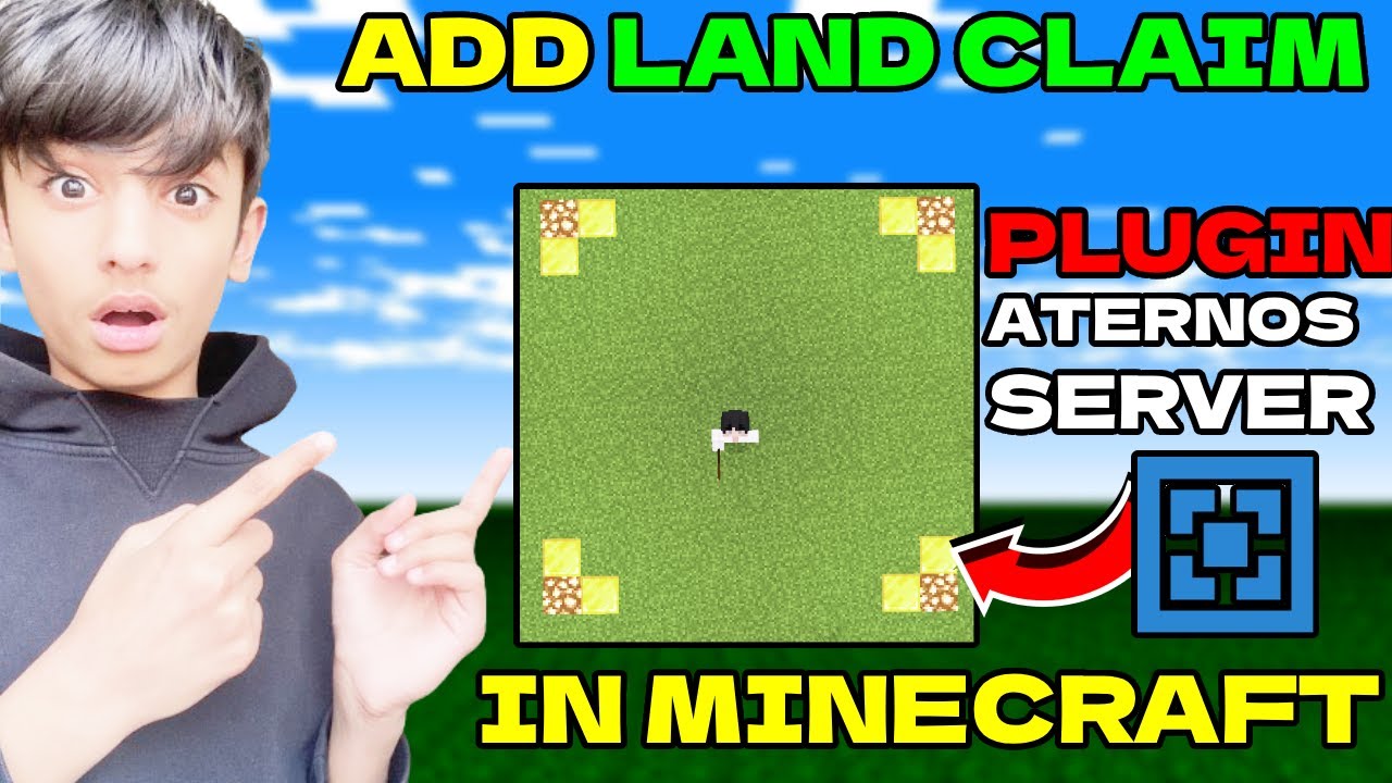 How To Add Land Claim Plugin in Aternos Server | How To Use Land Claim Plugin in Minecraft ...