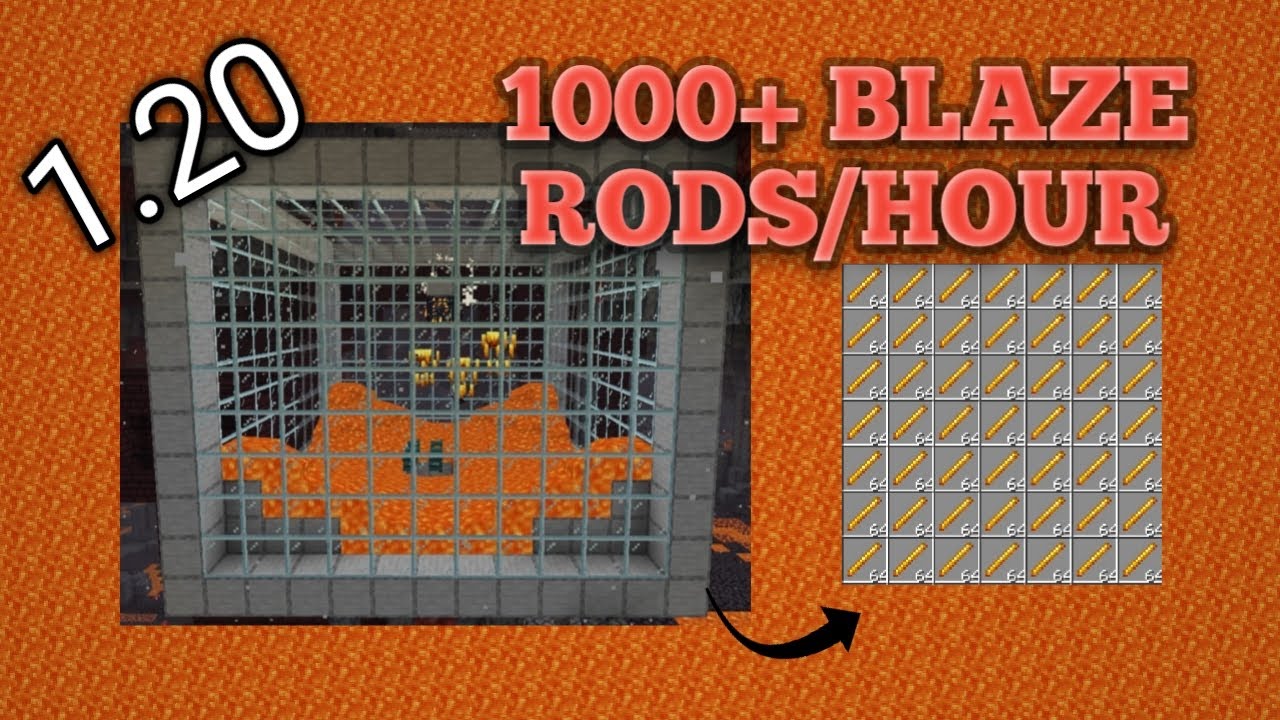 Easiest Blaze Farm | Easiest Blaze XP FARM Minecraft Bedrock 1.20 - YouTube