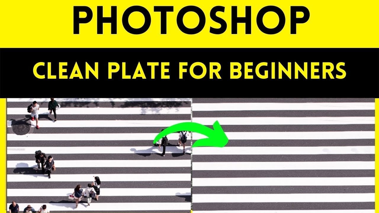 Photoshop Clean Plate For Beginners | Hindi - YouTube