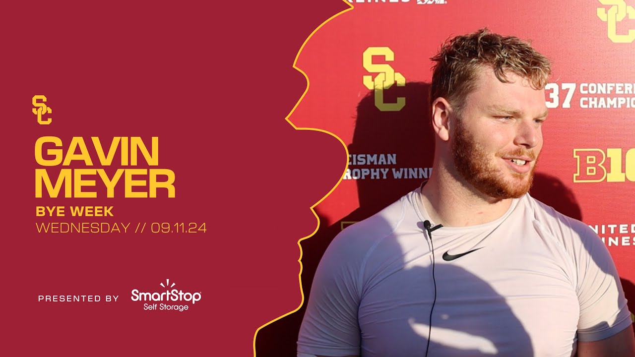 USC DT Gavin Meyer | Wednesday of Bye Week - YouTube