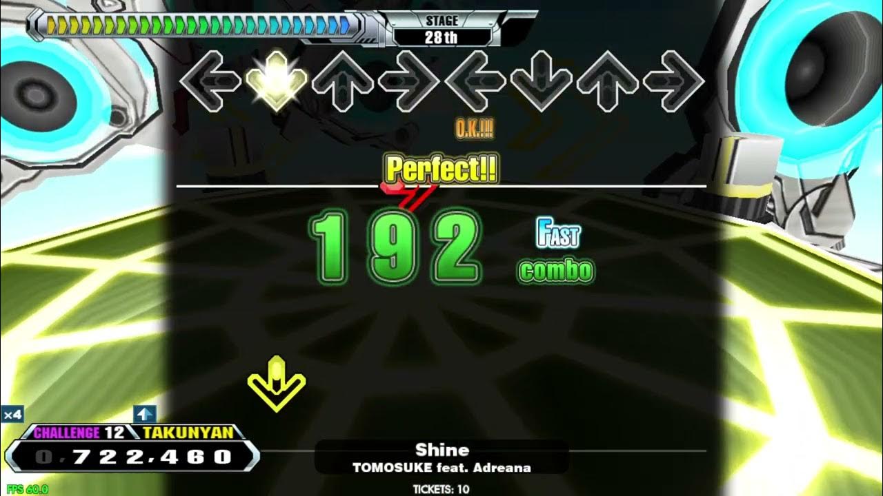 【DDR GRAND PRIX】Shine【DP CHALLENGE】 - YouTube
