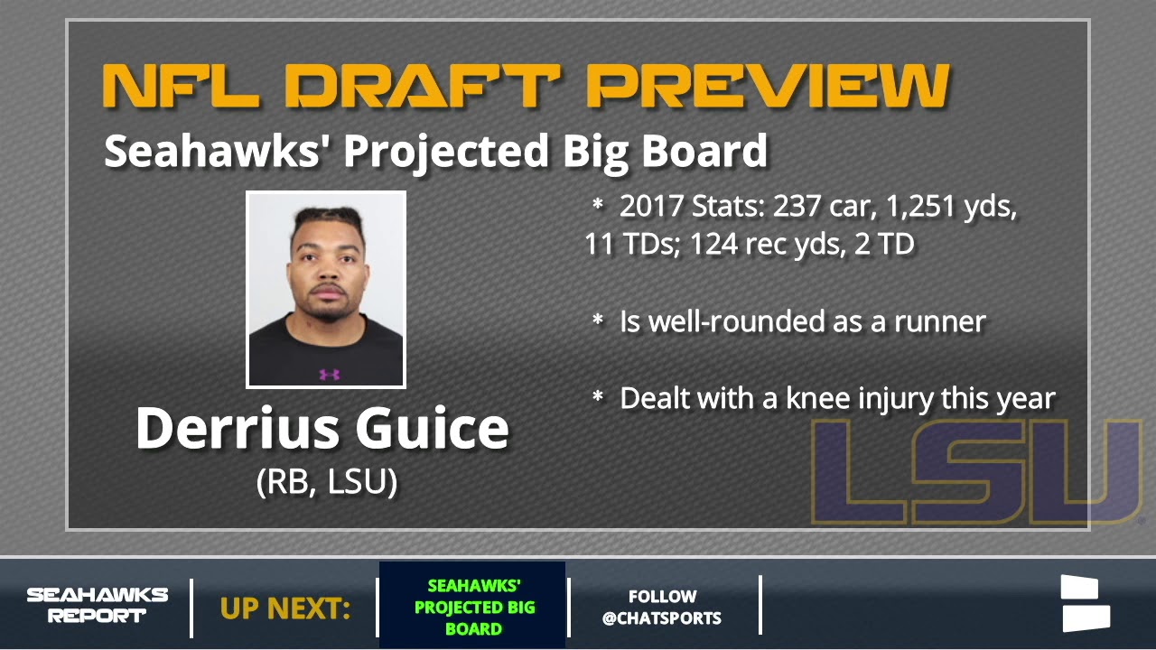 Projecting The Seattle Seahawks’ Big Board For The 2018 NFL Draft - YouTube