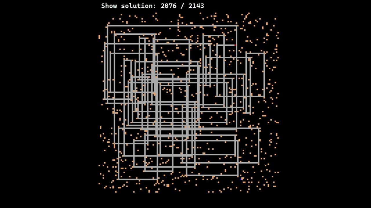 Advent of Code 2024 Day 6 visualization - YouTube