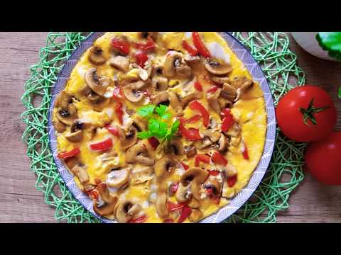 🍳MANTARLI OMLET TARIFİ🍳 DOYURUCU BIR ÖĞÜN 🍳 YUMURTALI DIYET KAHVALTI