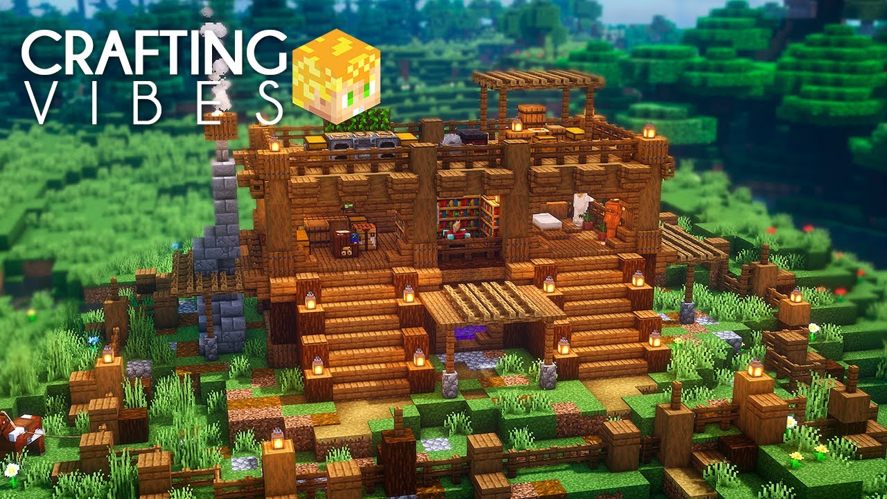 Minecraft: How to build a SURVIVAL BASE [Open design] - YouTube