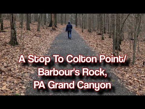 A Stop To Colton Point/Barbour's Rock,. PA Grand Canyon - YouTube