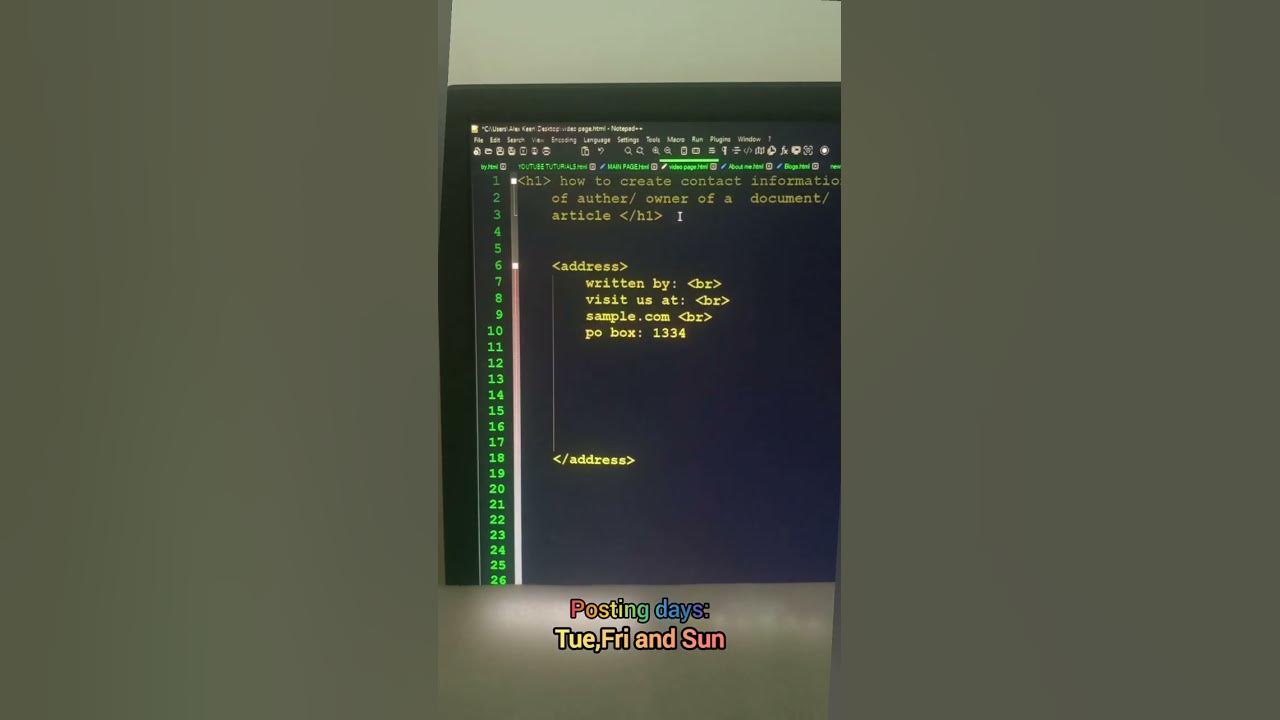 #How to Create an HTML Contact Information #howto #programmer #coding # ... #How to Create an HTML Contact Information #howto #programmer #coding # ...