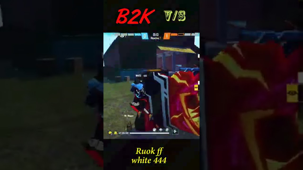 #freefire #shortvideo #b2k free fire new b2k v/s ruok ff whart 444 ...