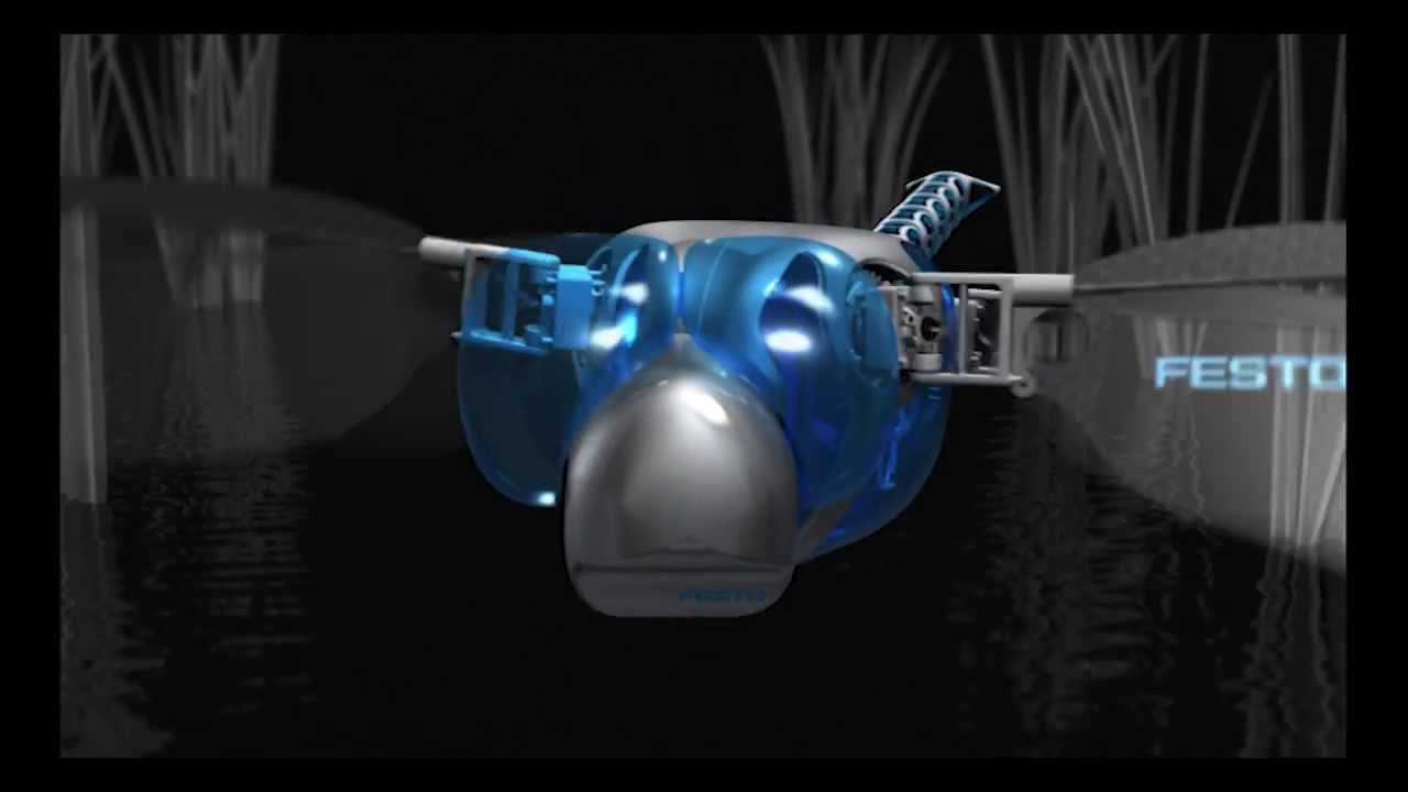 BionicOpter from Festo 3D Animation - YouTube