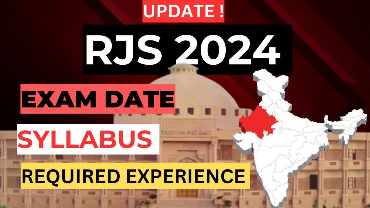 RJS 2024 | Exam Date | Mandatory Experience | New Syllabus | - YouTube