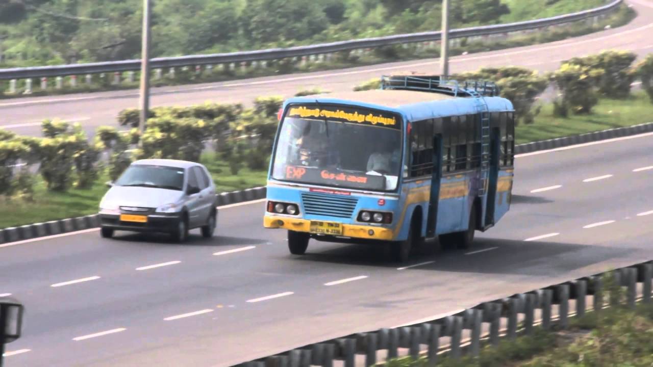 TNSTC buses in pre 2012 livery - YouTube