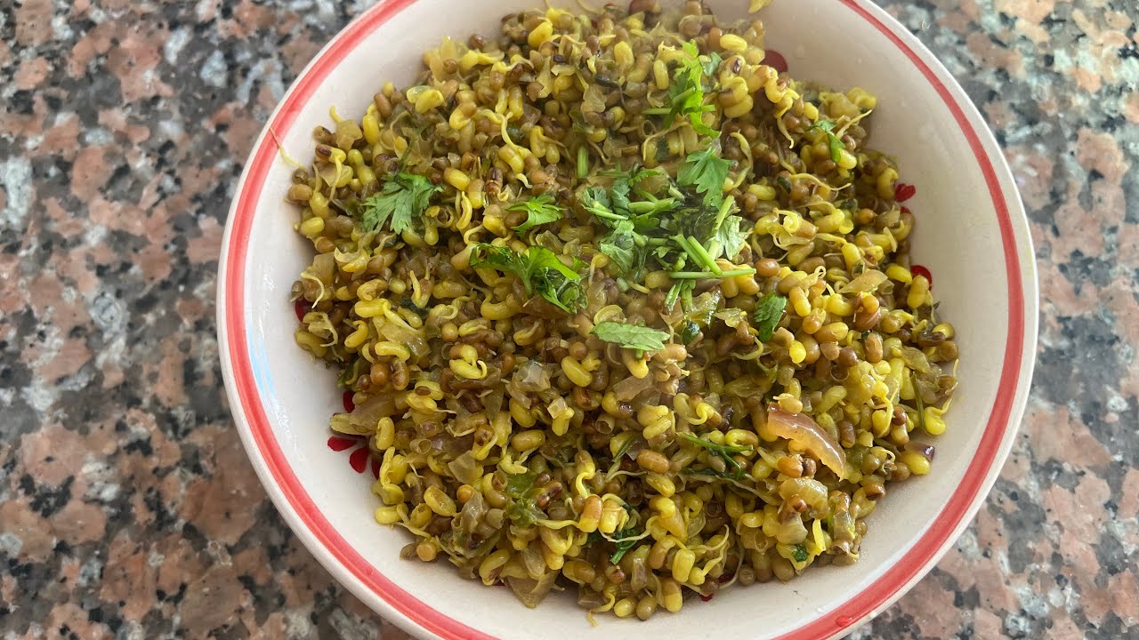 Sprouts matki ki sabji easy homemade. MUST TRY!!!!! - YouTube