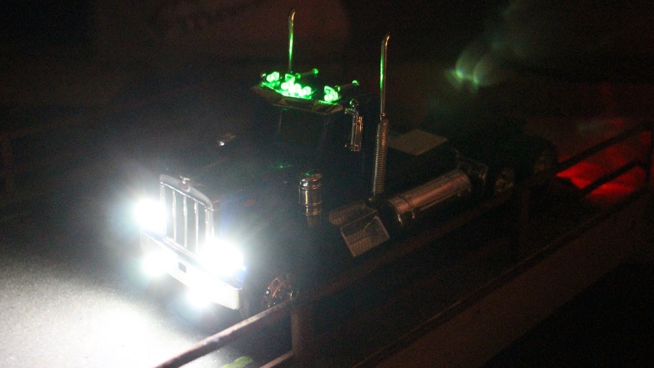 RC Peterbilt Model 379 Part 3 - LED Installation - YouTube