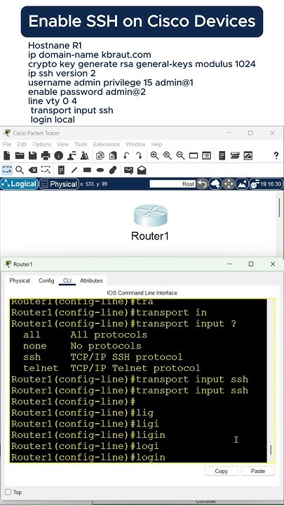 🔒SSH Configuration on Cisco Devices | Secure Your Network #Cisco #SSH #Networking #CCNA #CLI # ...