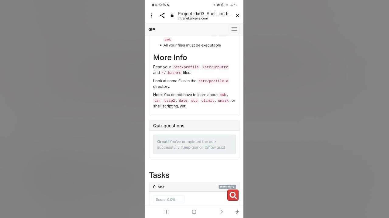 0x03. Shell, init files, variables and expansions #alx #solving - YouTube