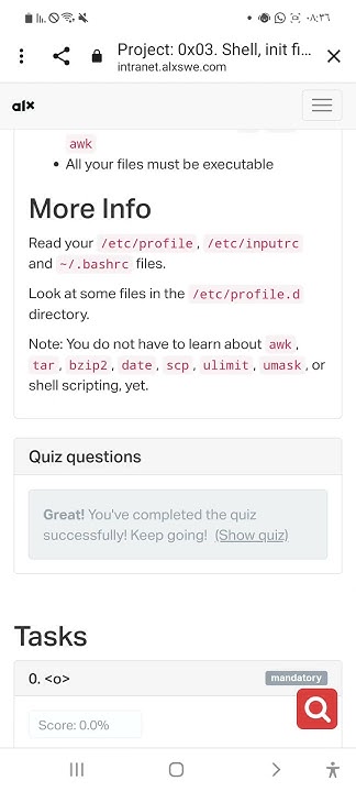 0x03. Shell, init files, variables and expansions #alx #solving - YouTube