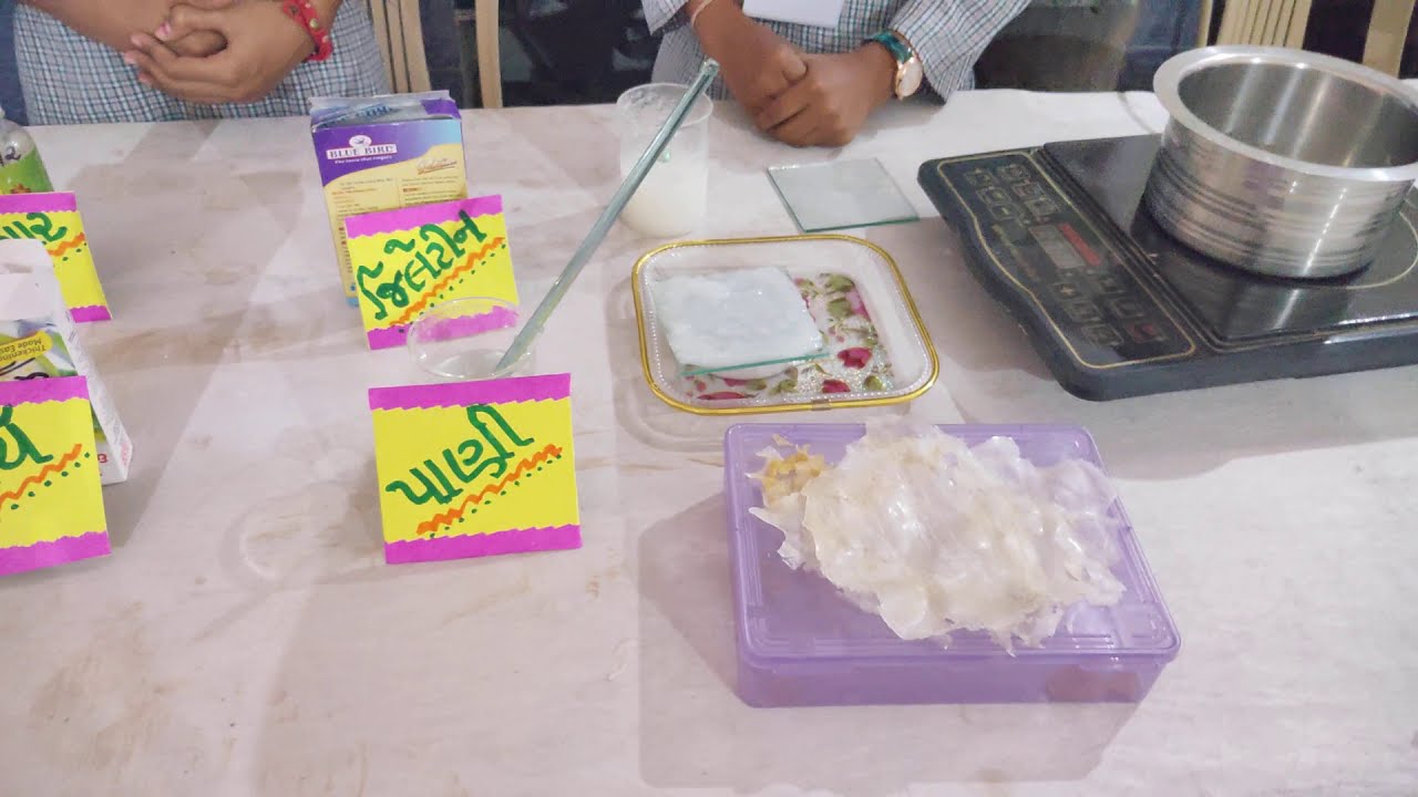 Bio plastic project in science fair - YouTube