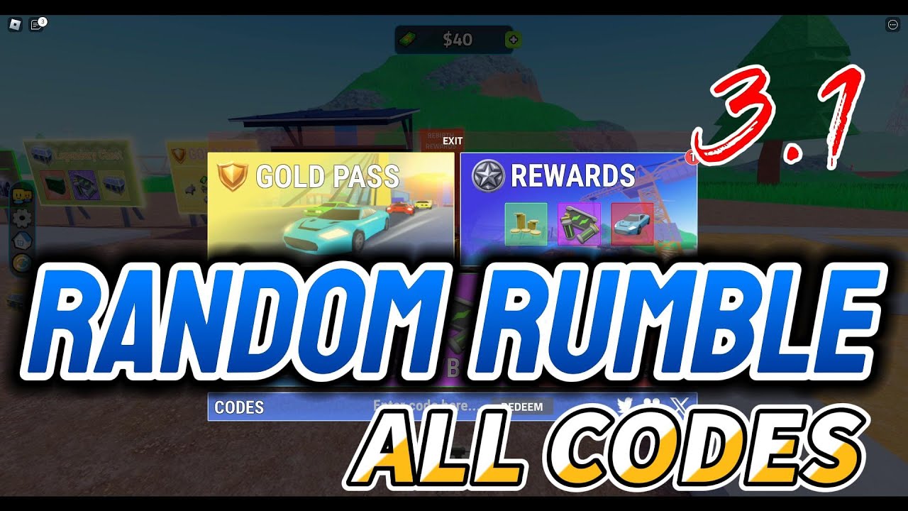New Random Rumble Codes for July 2024 - YouTube