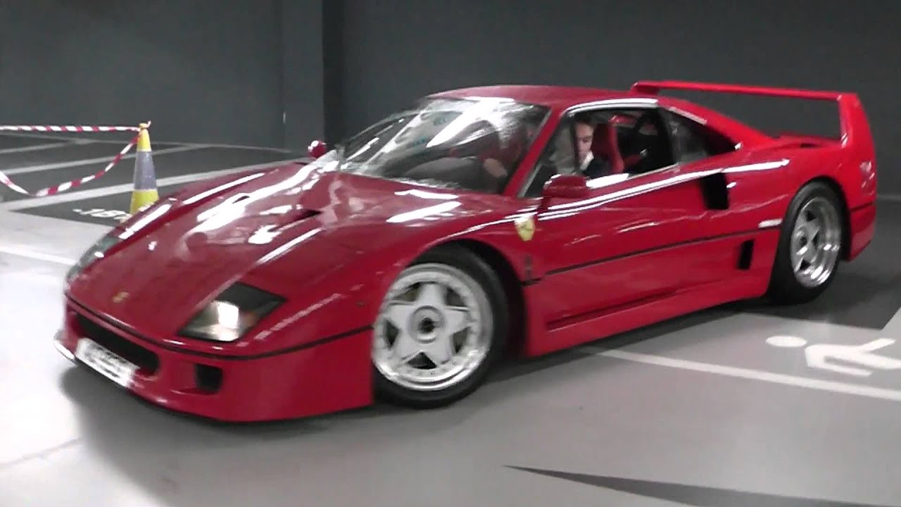 Ferrari F40 and Ferrari Dino in Dublin - YouTube