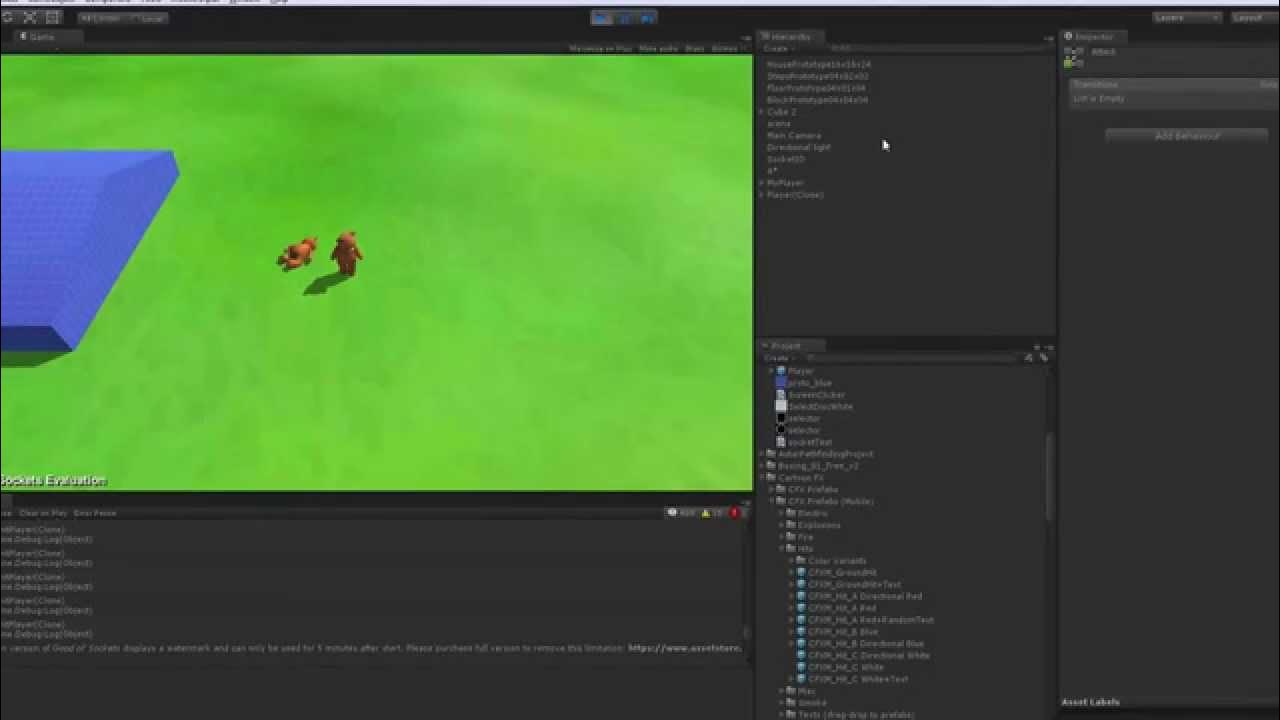 Update #2. Node.js socket.io and Unity3D Multiplayer Game - YouTube