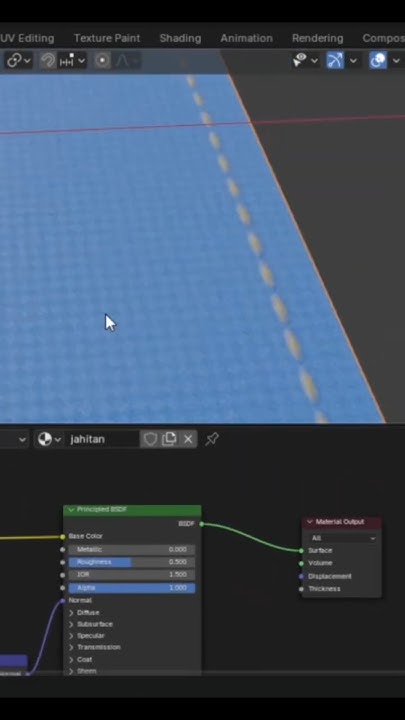 How to add stitching to a texture | Blender 3D - YouTube
