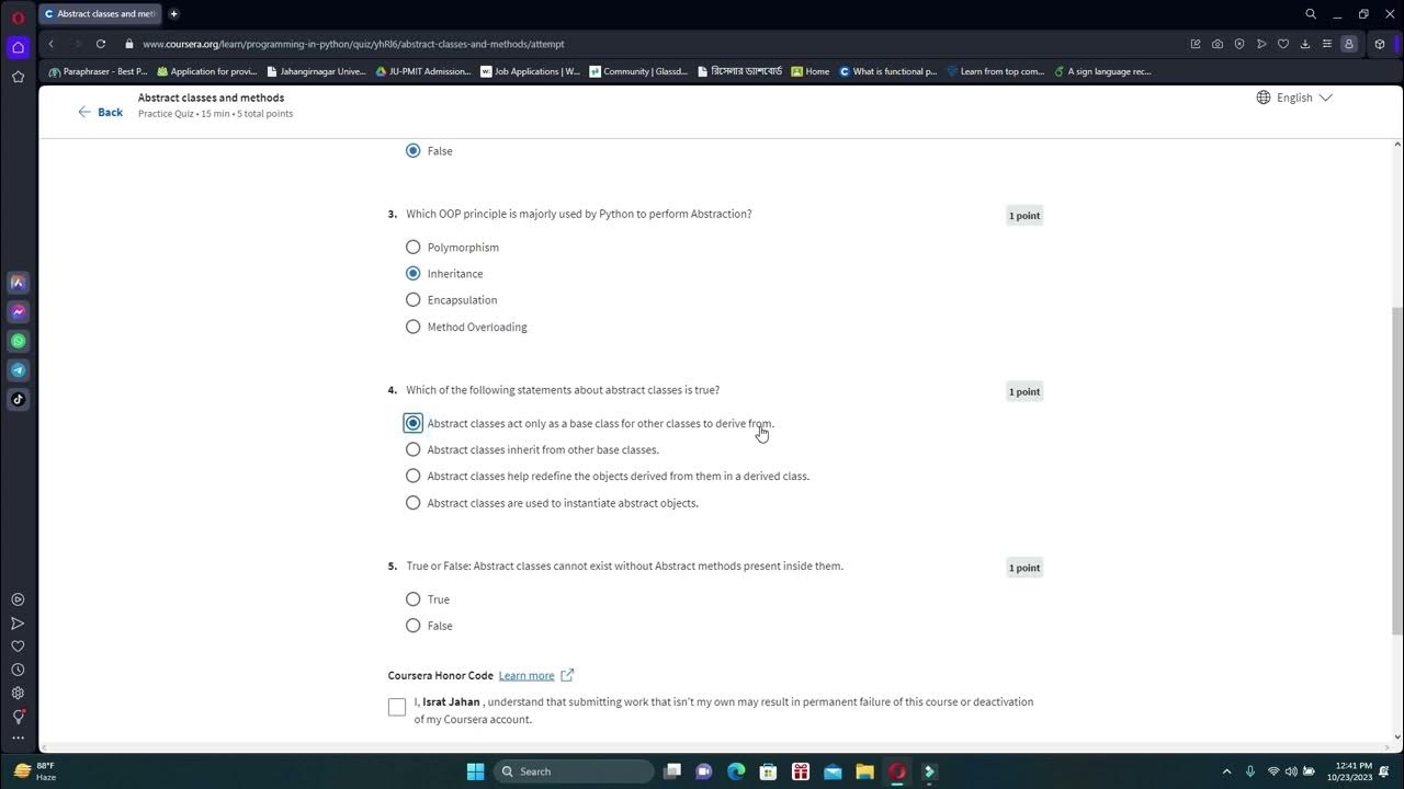 Abstract classes and methods Coursera | Programming in Python - YouTube
