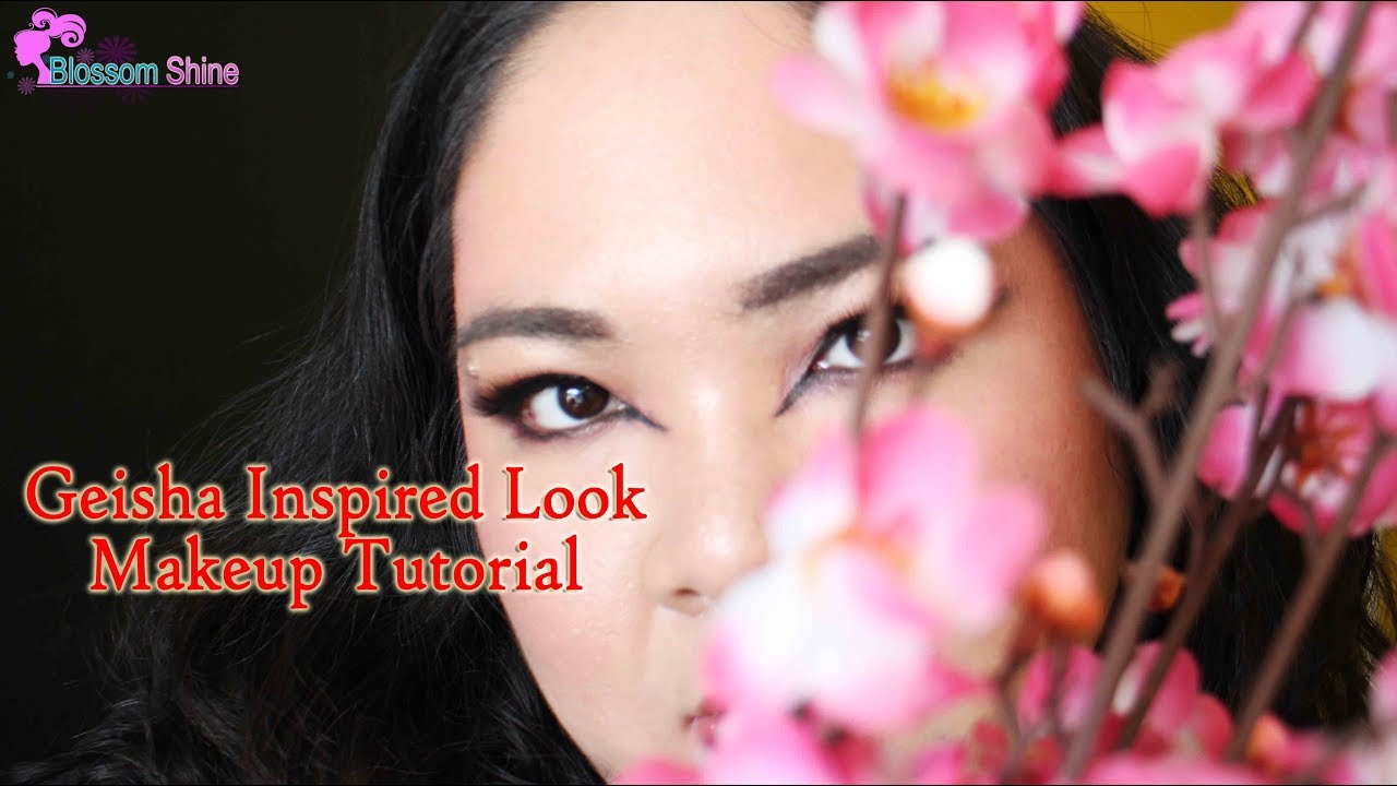 Geisha Inspired Look Makeup Tutorial - YouTube