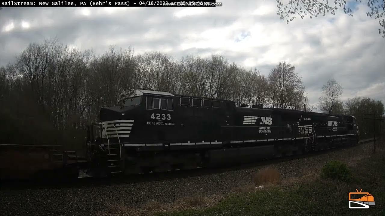 NS 4636 (SHINY C6M) goes by New Galilee - YouTube
