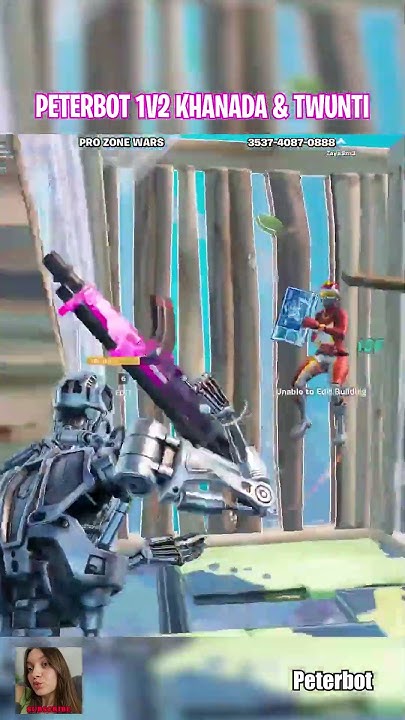 Peterbot Destroys Khanada & Twunti in 1v2 #fortnite #fortniteclips - YouTube
