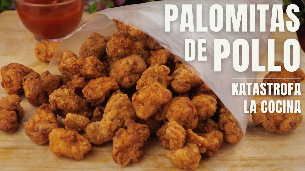 Palomitas de pollo, super fáciles y ricas, para la botana - YouTube