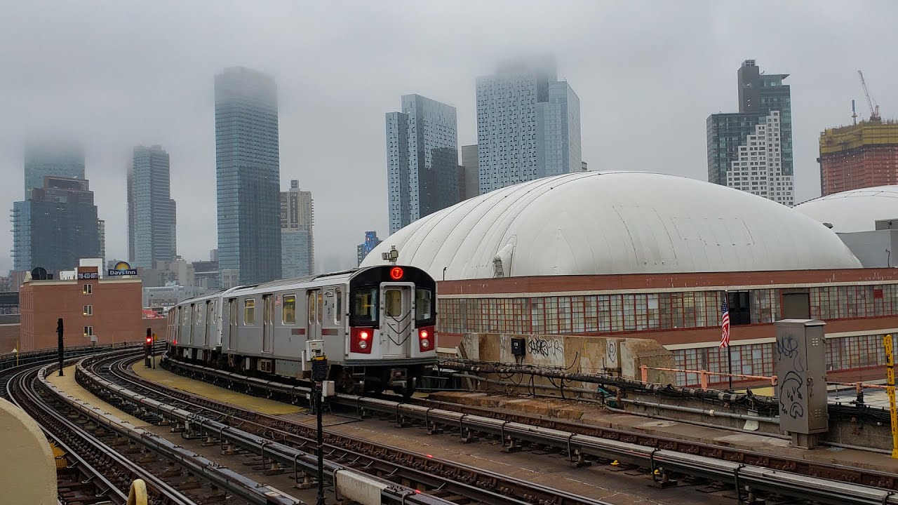 NYC Subway 7 Train 33rd Street Rawson Street Station - YouTube