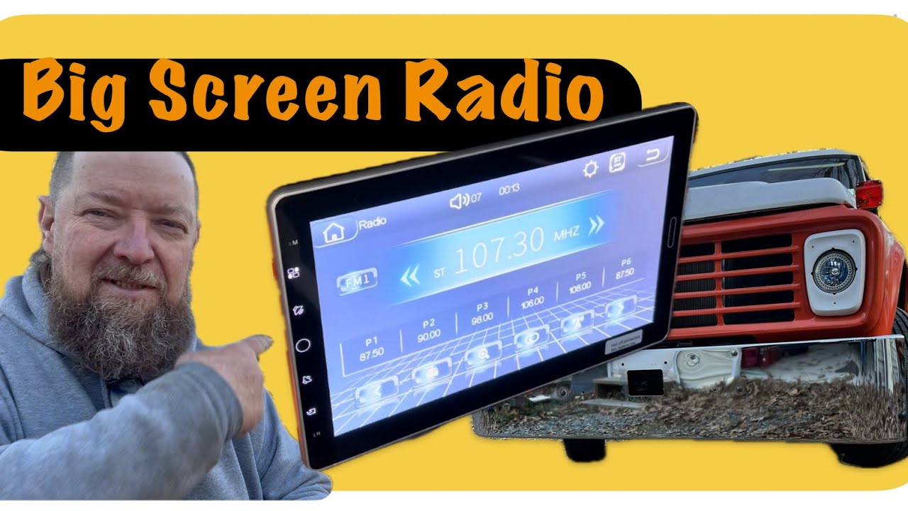 Will this BIG SCREEN radio fit in my old truck? - YouTube