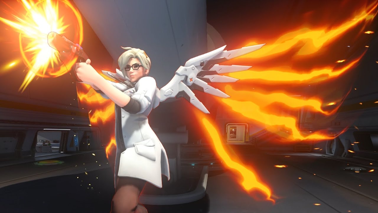 Overwatch: Dr. Ziegler Mercy Legendary Skin Spotlight - Mercy gets ...