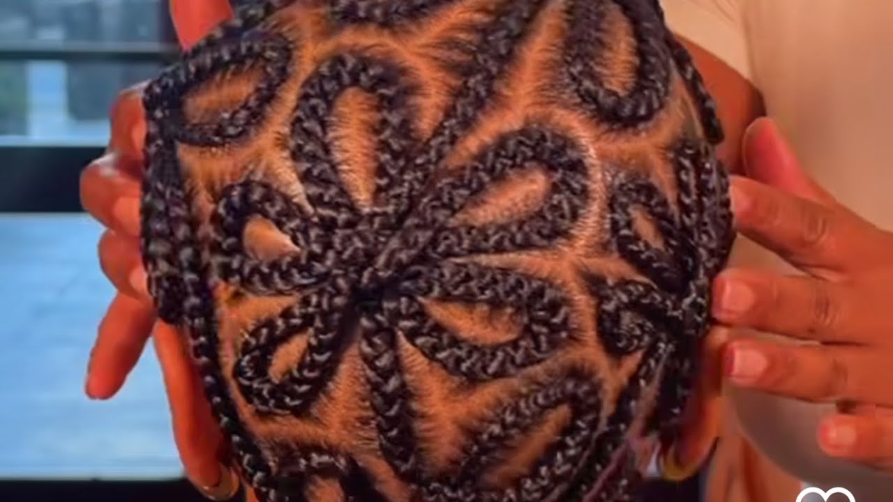 braided baldie flower braid tutorial#flowerbraid #braidedbaldie # ...