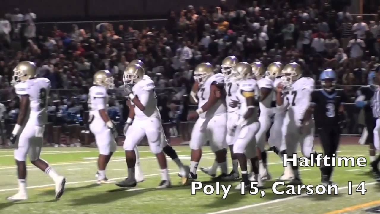 High School Football: Long Beach Poly vs Carson - YouTube